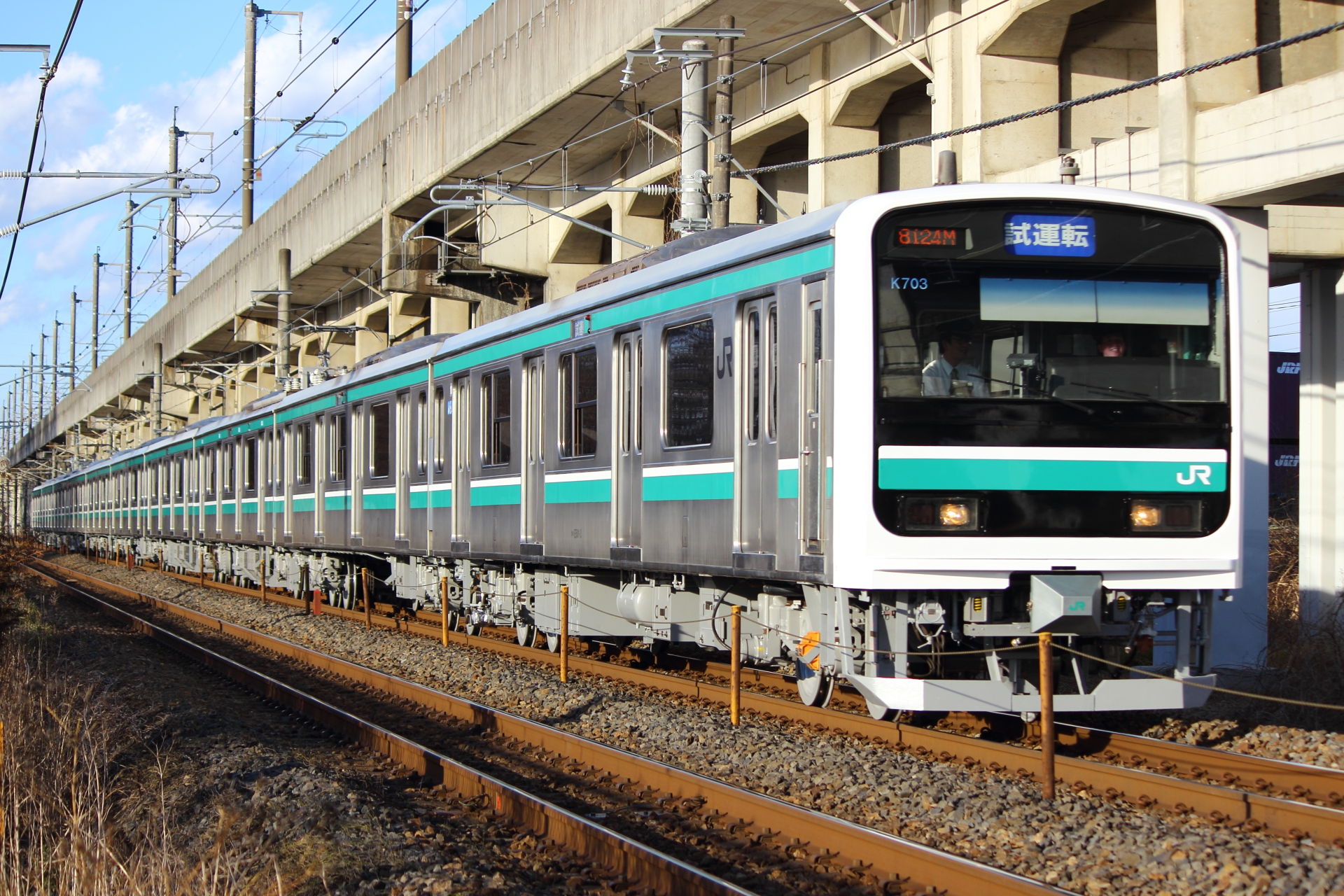 2016/2/25 E501系(K703)KY出場 - 瞬を撮り上げる