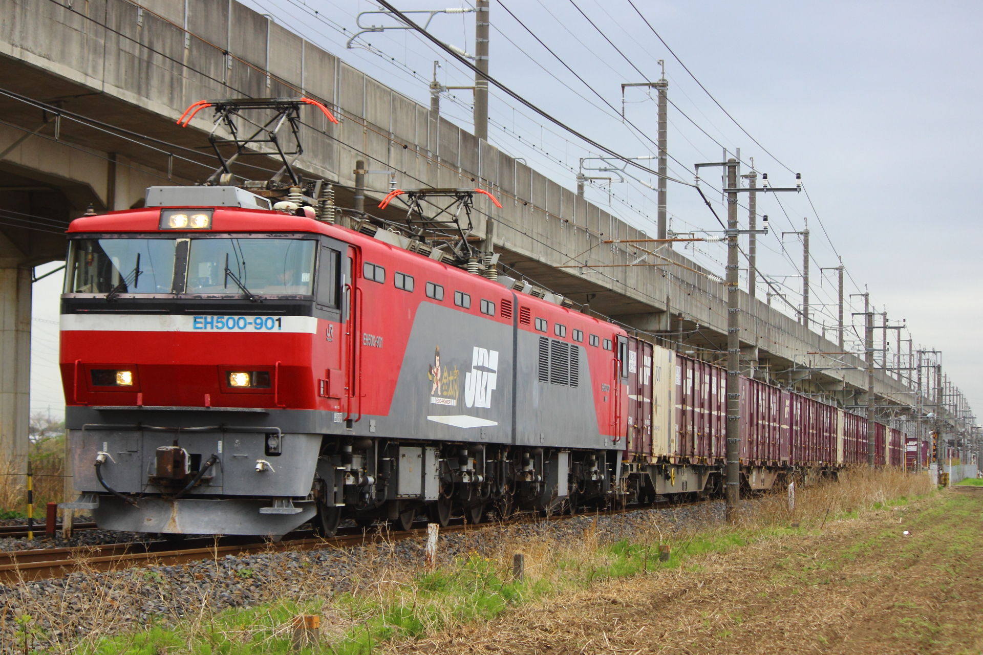 2018/4/17 EH500-901運用復帰、EH500-14回送、209系(C504)KY入場 - 瞬を撮り上げる