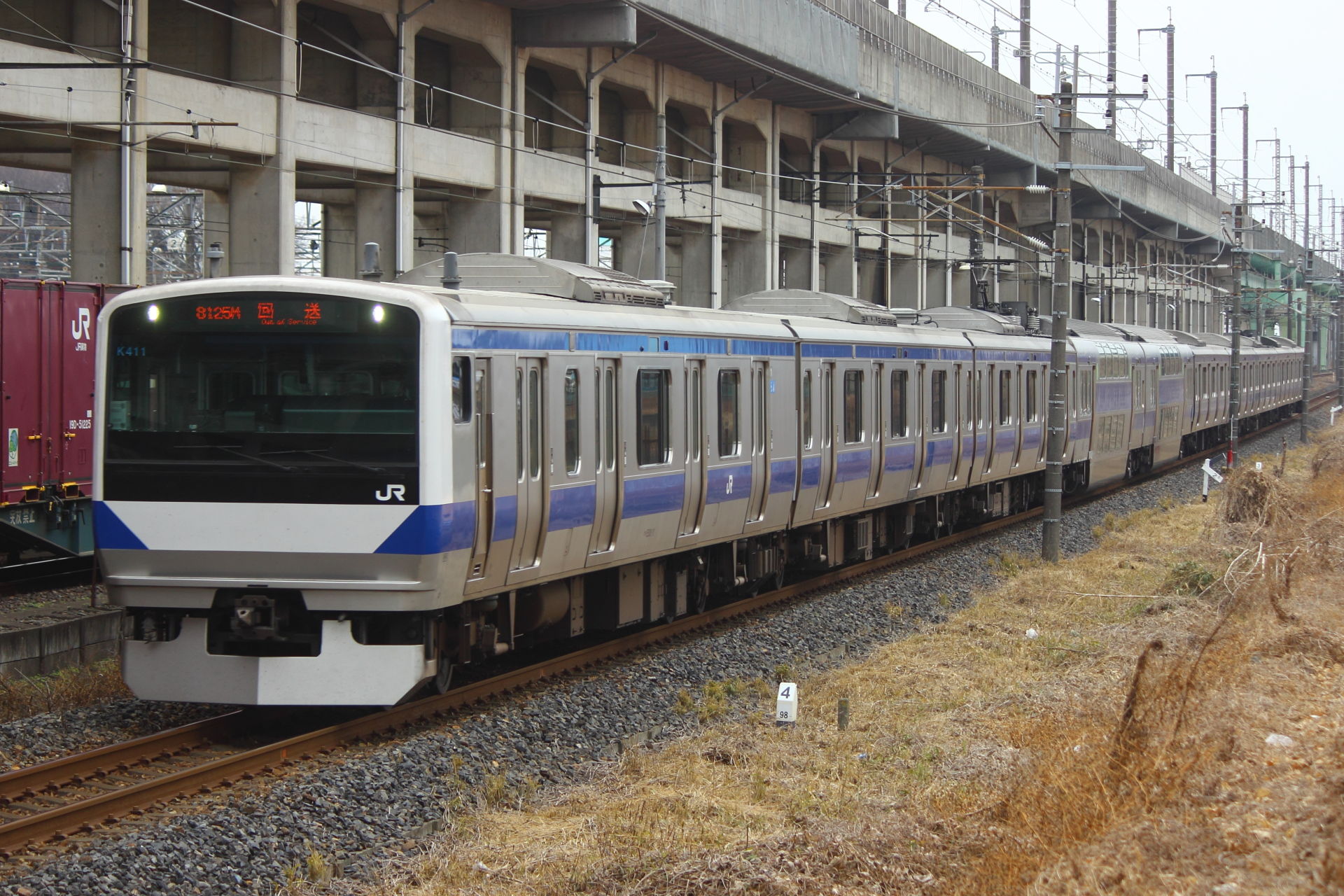 2019/2/27 E531系(K411)KY入場 - 瞬を撮り上げる