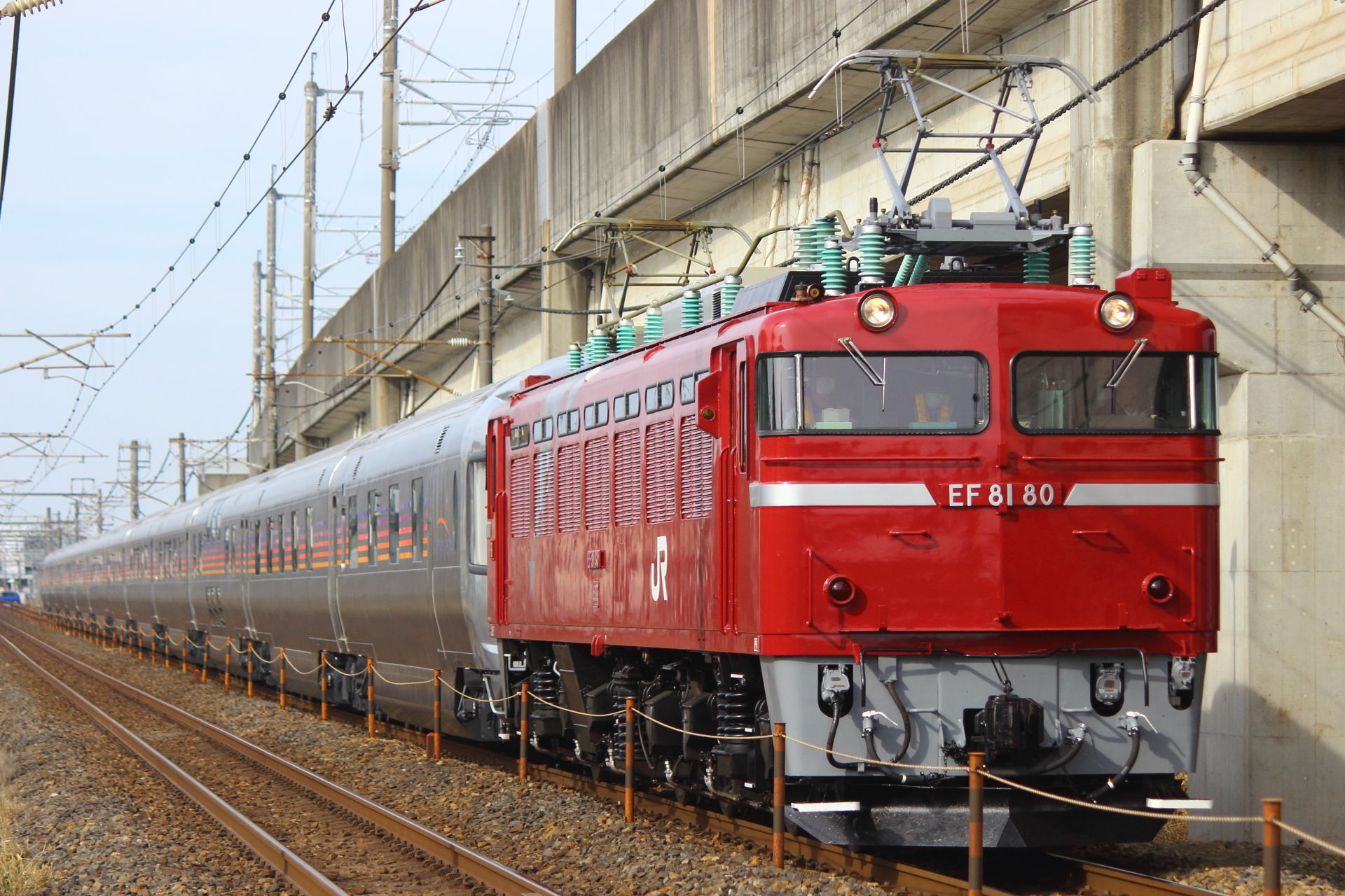 2019/3/19 EF81 80+E26系試運転 - 瞬を撮り上げる