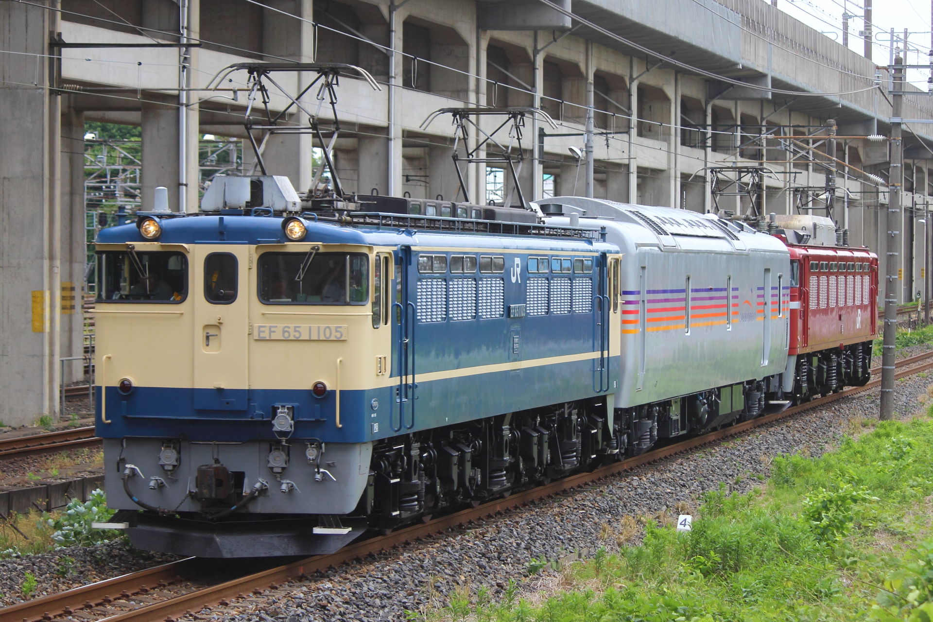2019/5/29 EF65+カヤ27+EF81黒磯訓練 - 瞬を撮り上げる