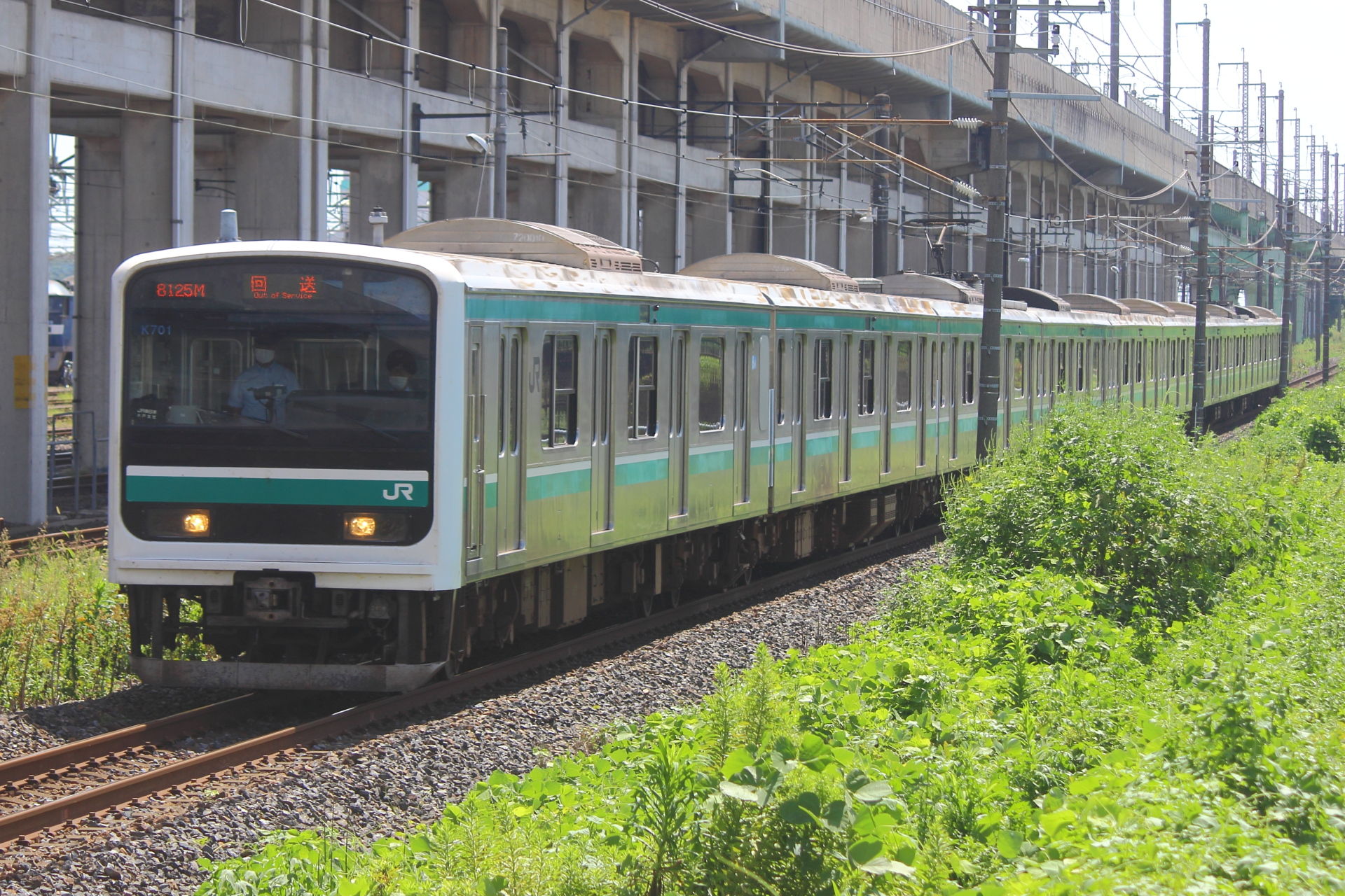 2020/9/8 E501系(K701)KY入場 - 瞬を撮り上げる