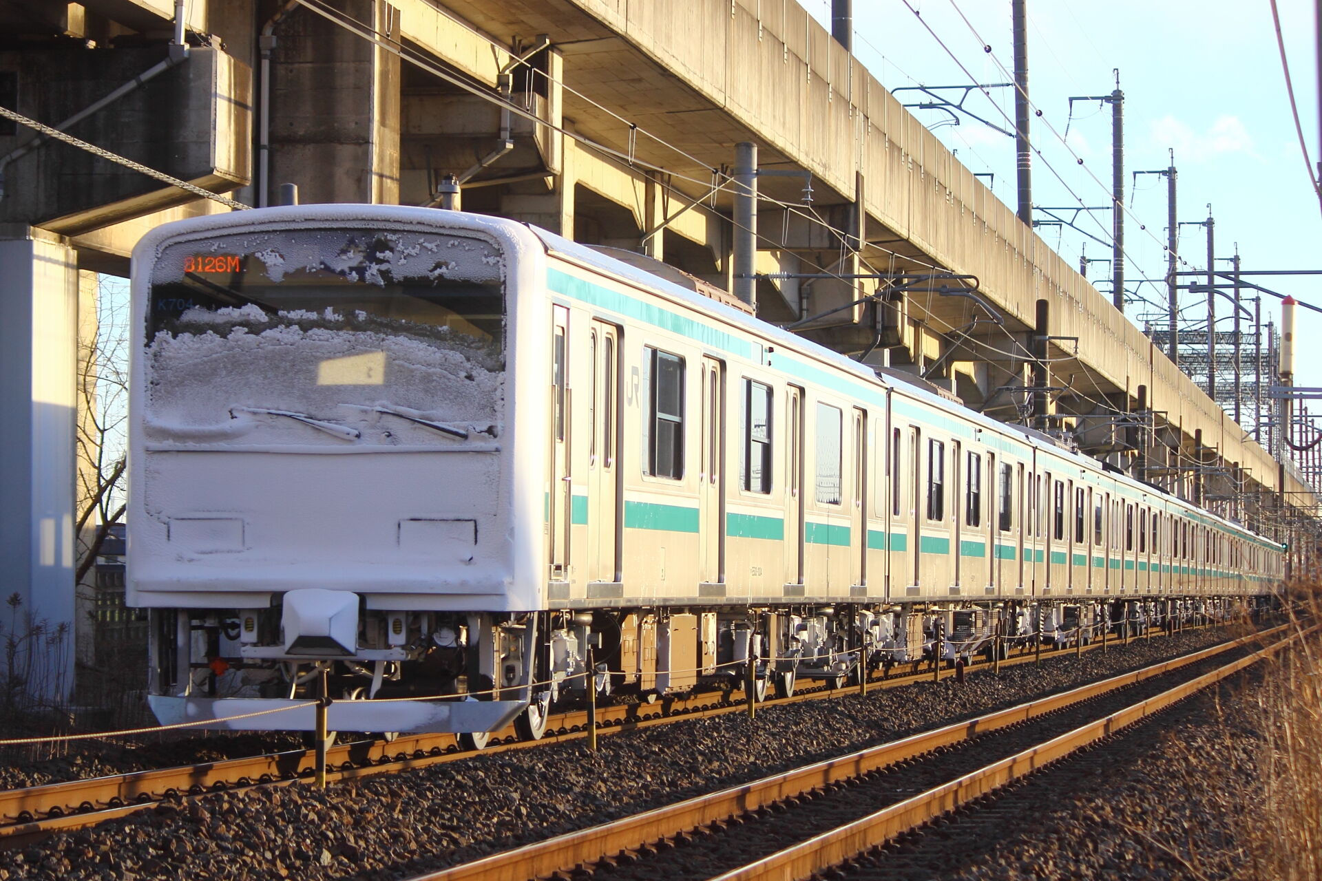 2023/1/25 E501系(K704)KY出場 - 瞬を撮り上げる