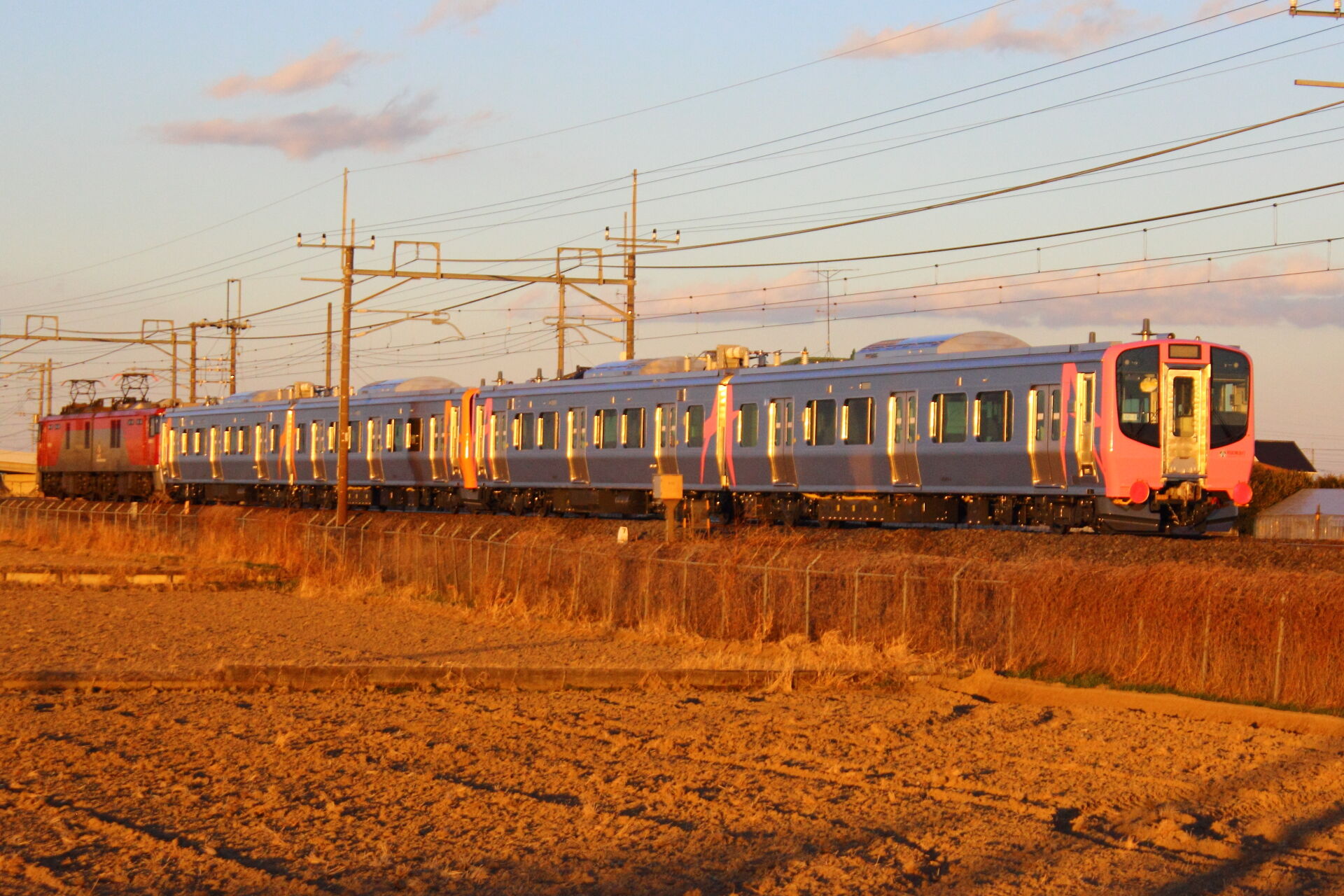 2023/2/21 阿武隈急行AB900系(AB-4+AB-5)甲種輸送 - 瞬を撮り上げる