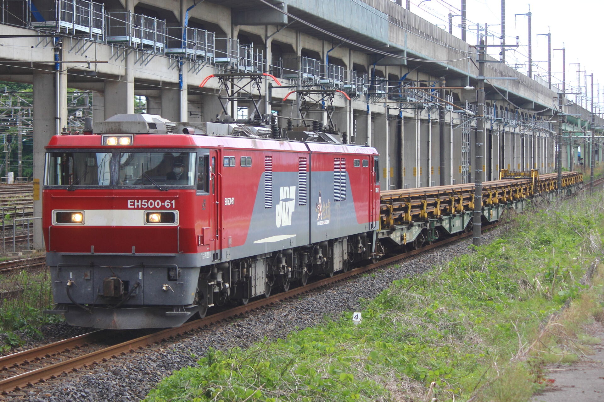 2023/5/8 East i-E宇都宮線検測、150mレール輸送 - 瞬を撮り上げる